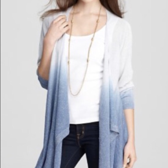 Dkny | Sweaters | Dkny Jeansdip Dyed Waterfall Open Front Cardigan ...